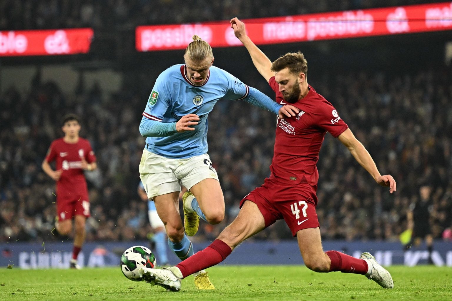 Jamie Carragher was 'terrified' for Nat Phillips before Erling Haaland ...