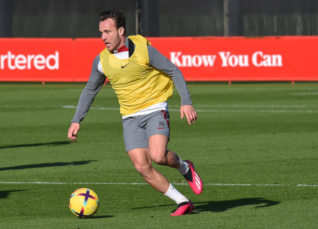 Liverpool youngster trains with the first team ahead of Merseyside Derby