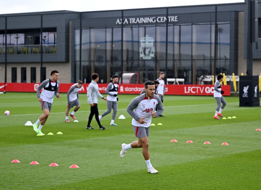 Liverpool player spotted back in training after two months out