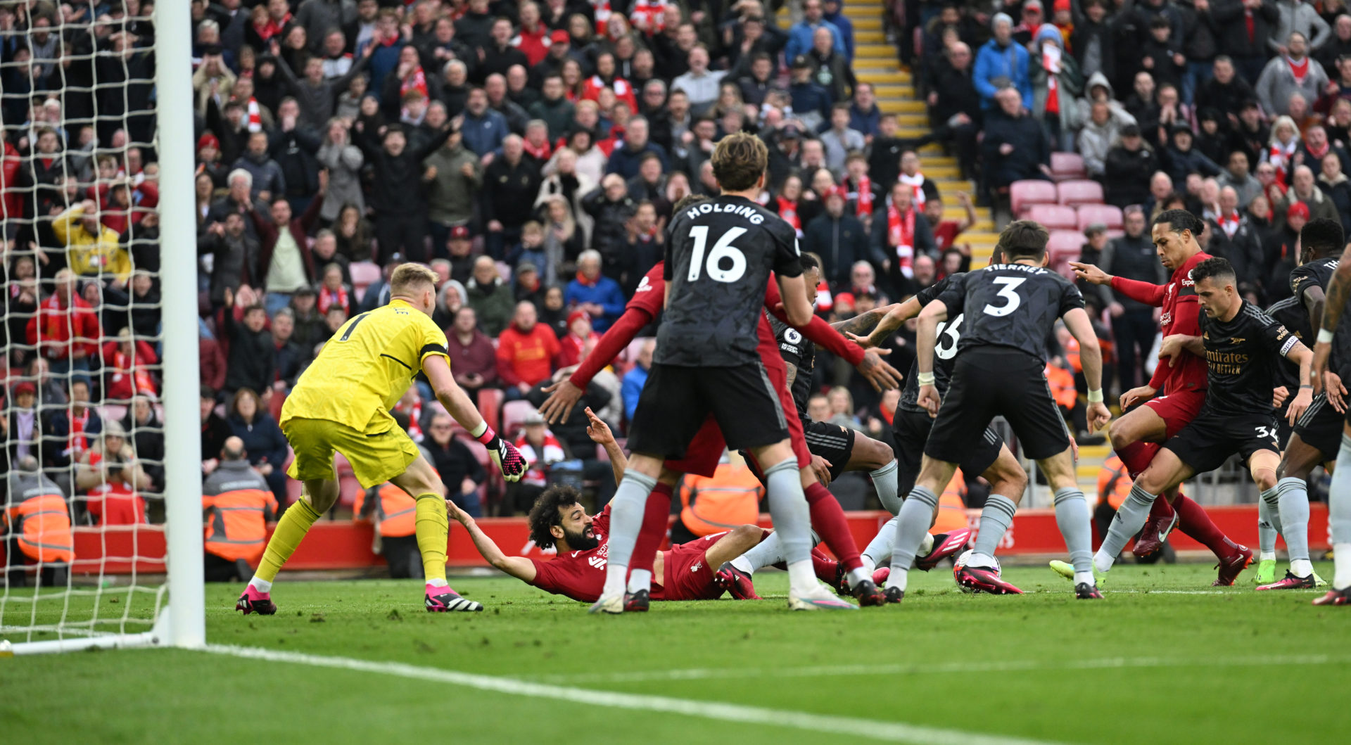 Arsenal defender makes claim about Anfield after playing there last season