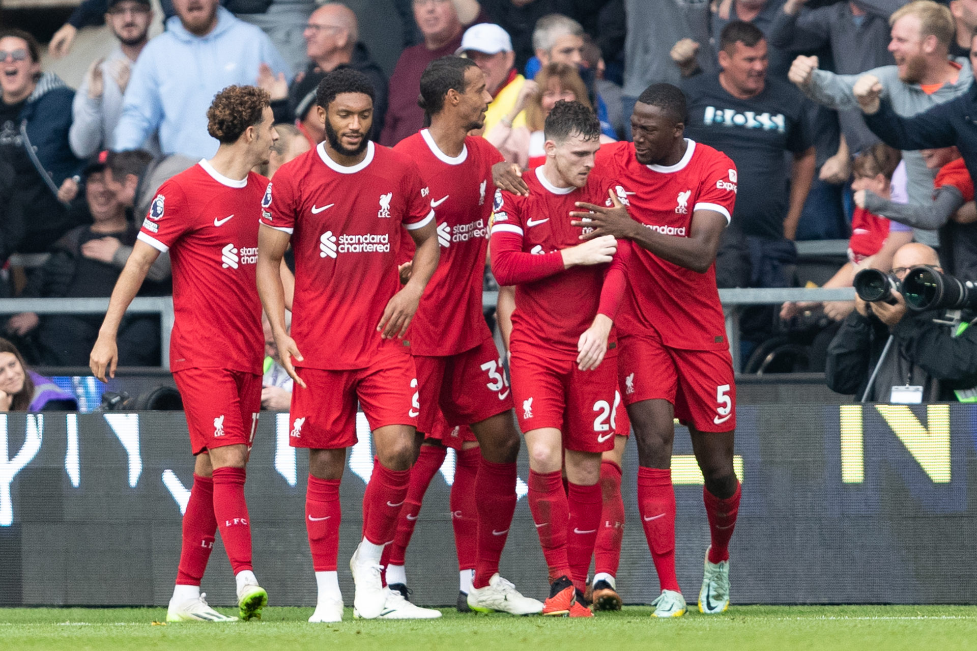 'World-class' Liverpool player now spotted in protective cast