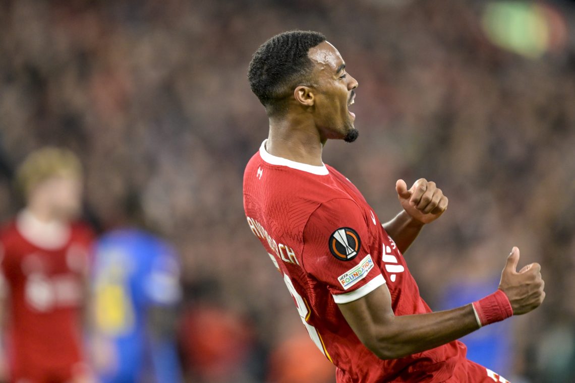 Ryan Gravenberch says he loves what Liverpool players do in the ...