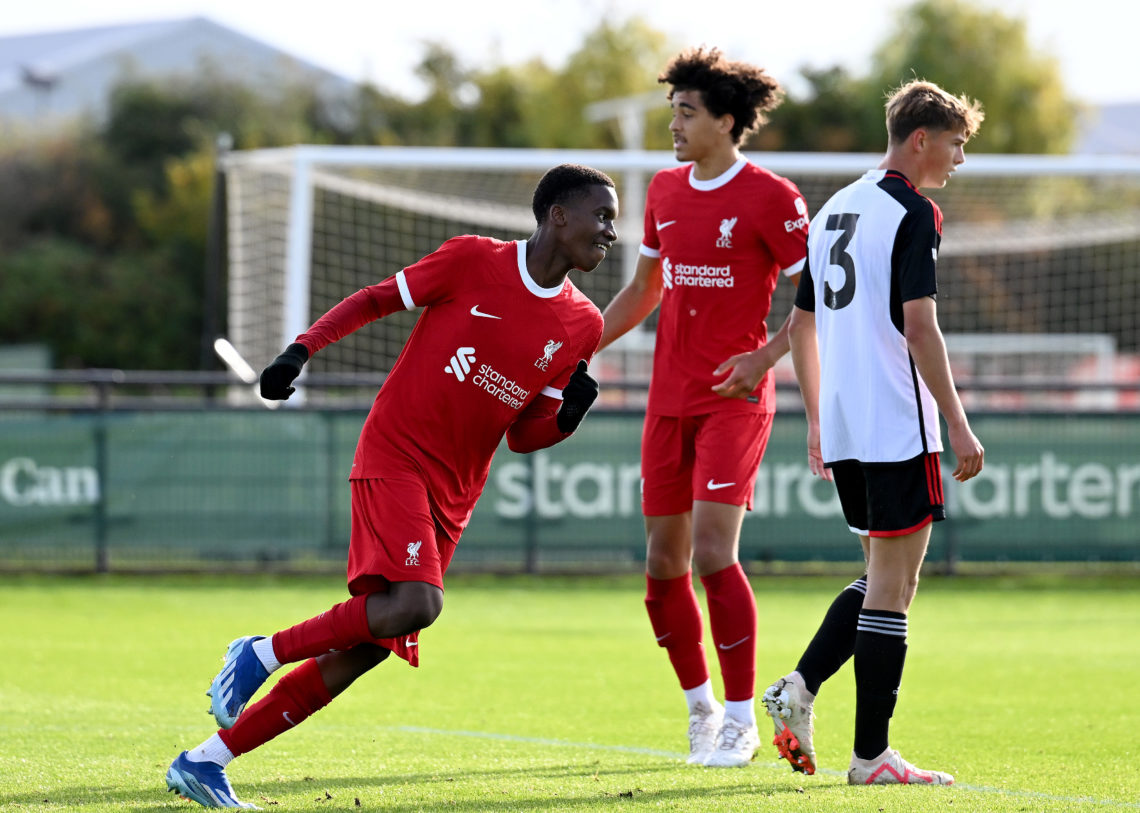 Liverpool staff really excited by 'goalscoring' 16-year-old youngster