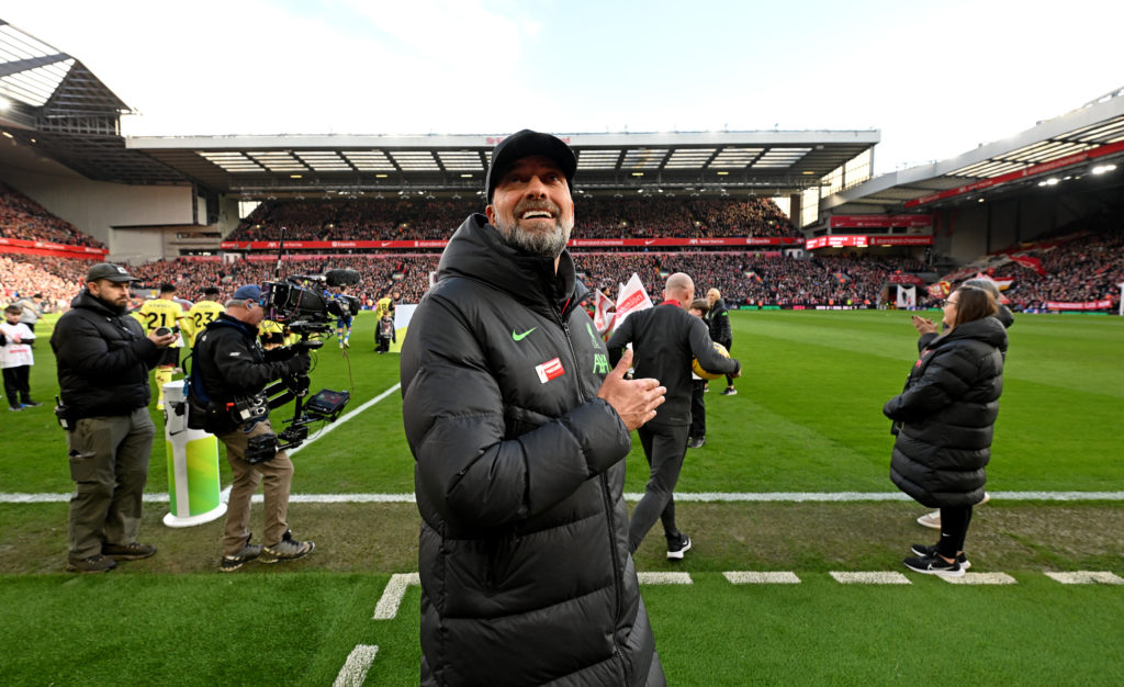 The message Liverpool fans will display at Anfield for Jurgen Klopp's ...