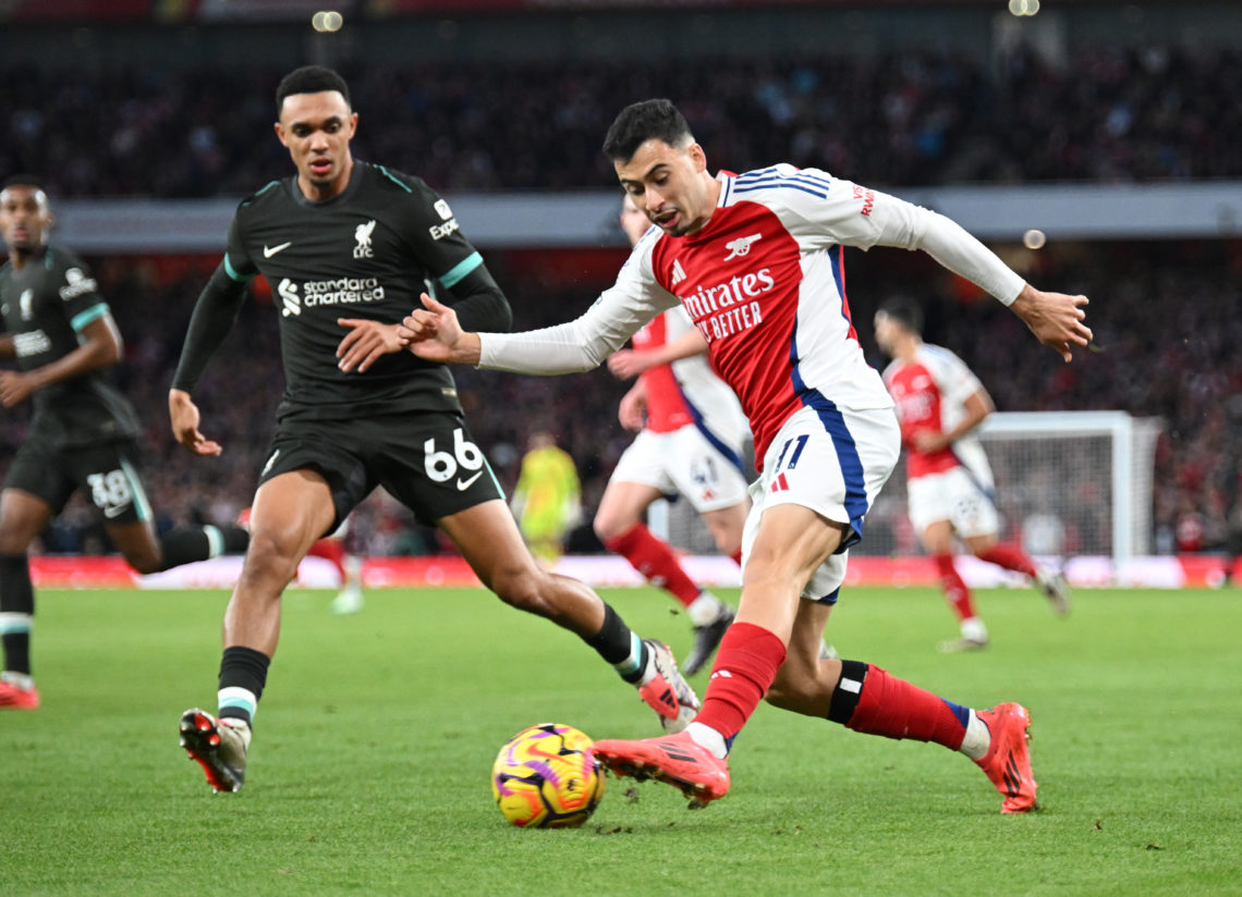 Arsenal's Gabriel Martinelli says £35m Liverpool player is his toughest ...