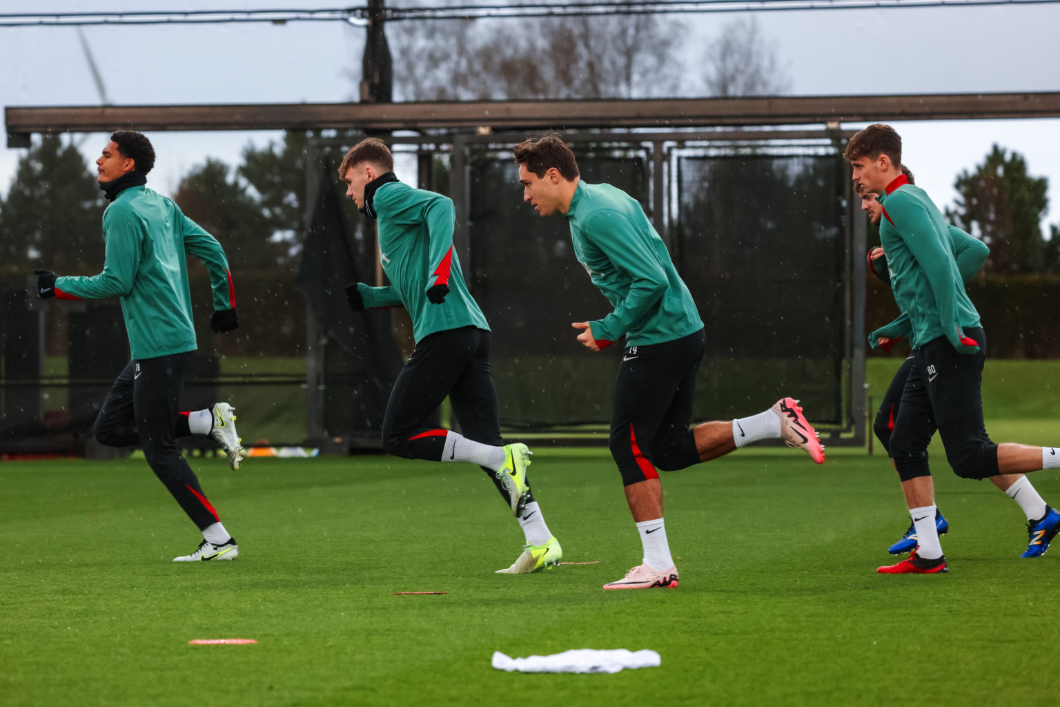 What Federico Chiesa was seen doing in training before Liverpool play ...
