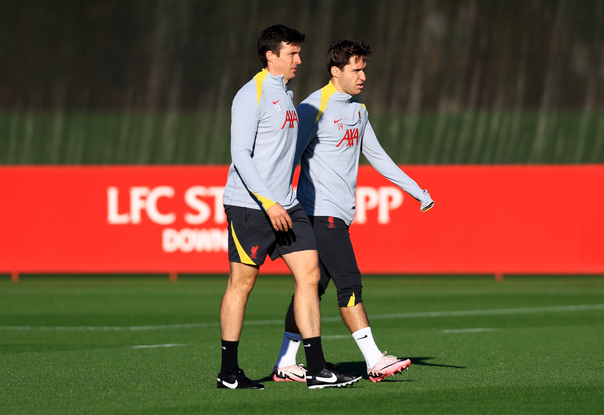 What Federico Chiesa was seen doing in training before Liverpool play ...