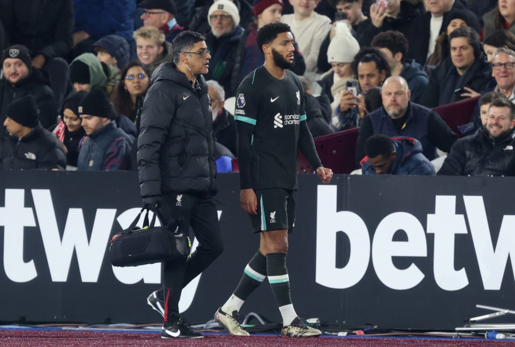 Arne Slot shares update on Joe Gomez injury after Liverpool centre-back ...