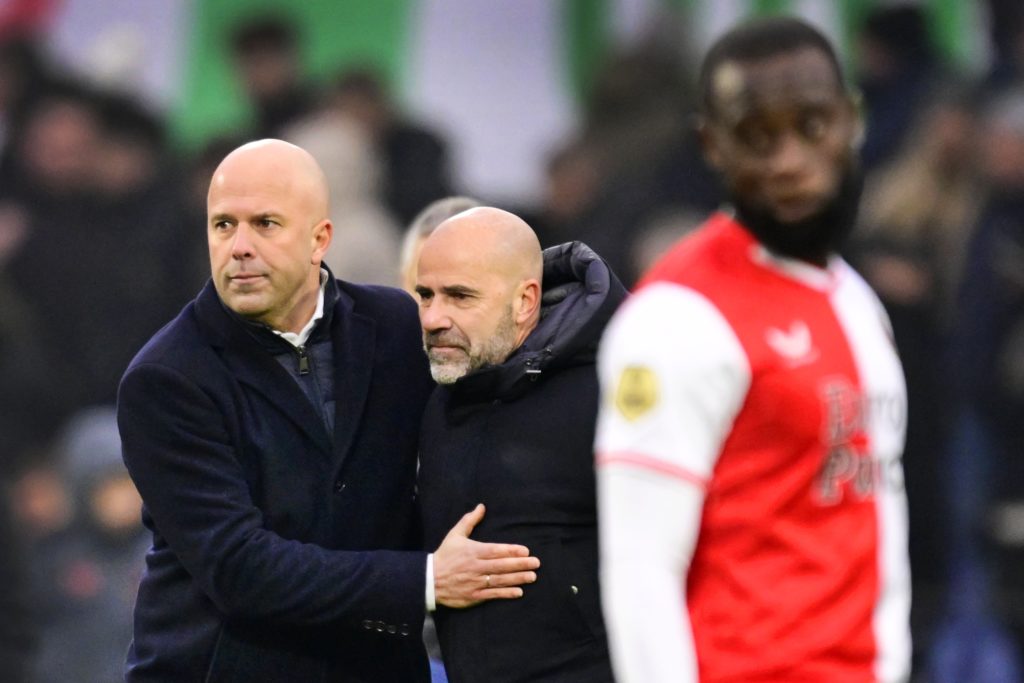 PSV manager Peter Bosz says Arne Slot has done something 'remarkable ...