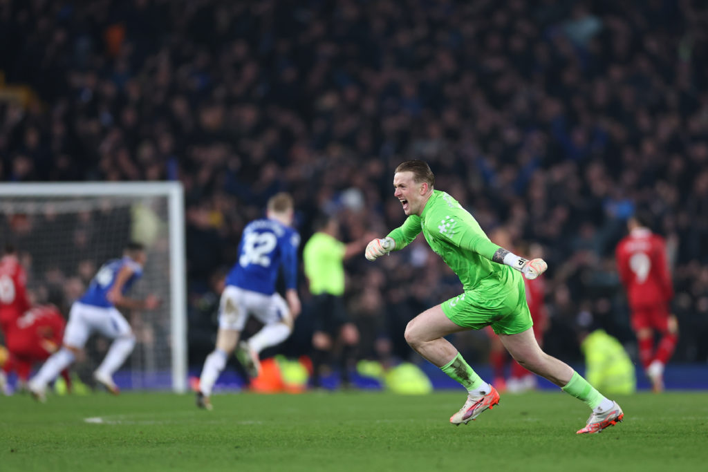 Jordan Pickford makes Anfield point straight after Everton's draw ...