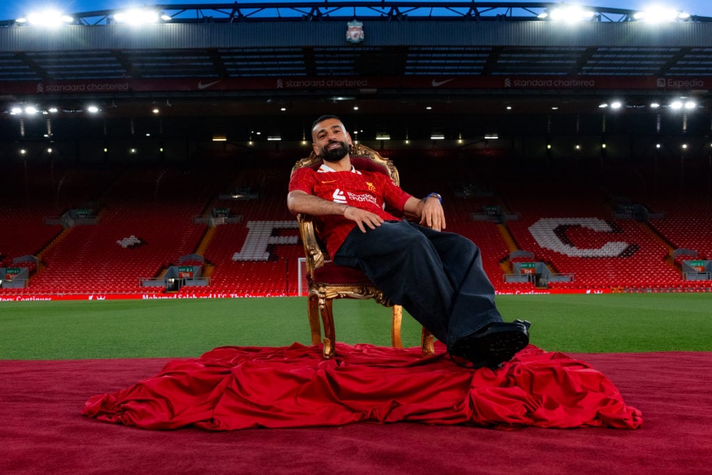 All the best pictures as Mohamed Salah signs new Liverpool contract and ...