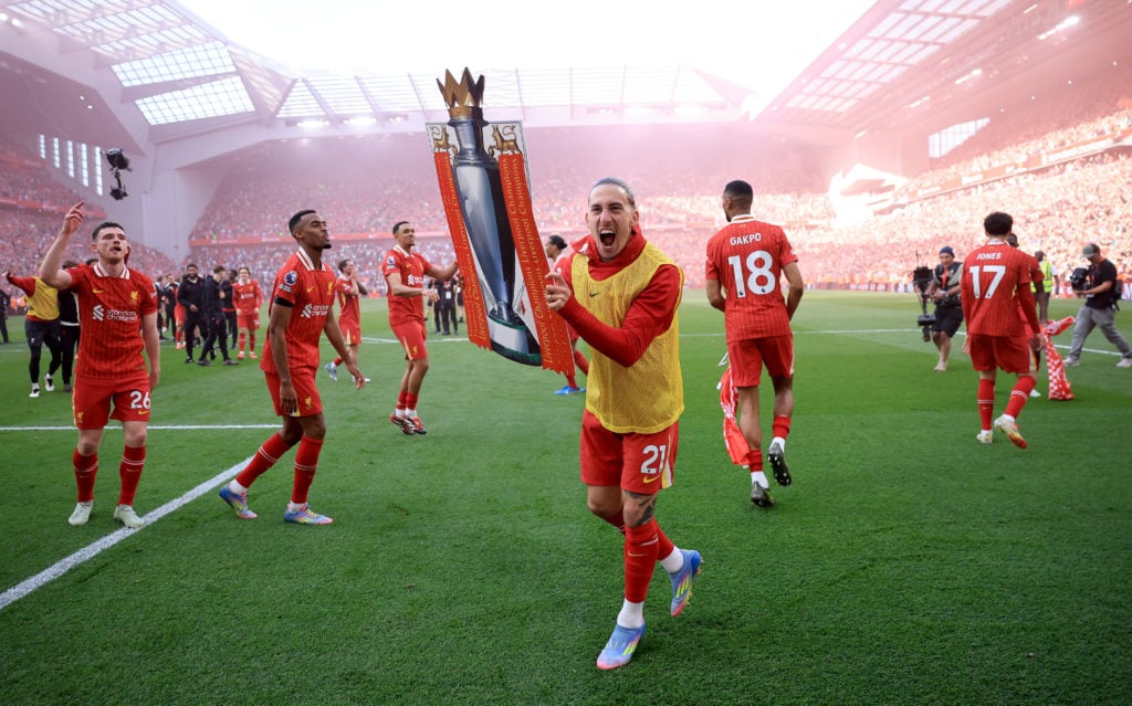Kostas Tsimikas shows off unique Liverpool based tattoo after winning ...