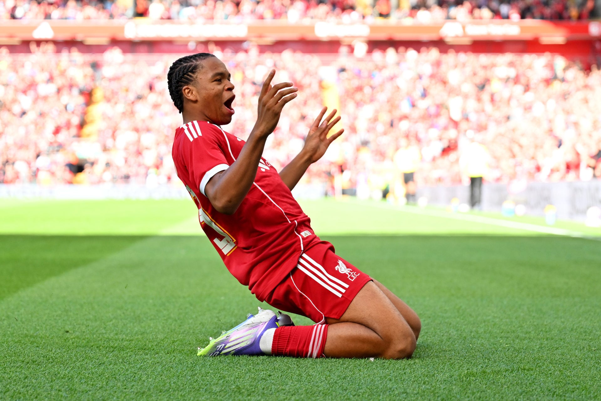 Liverpool crowd coin new chant for Rio Ngumoha after stunning friendly ...